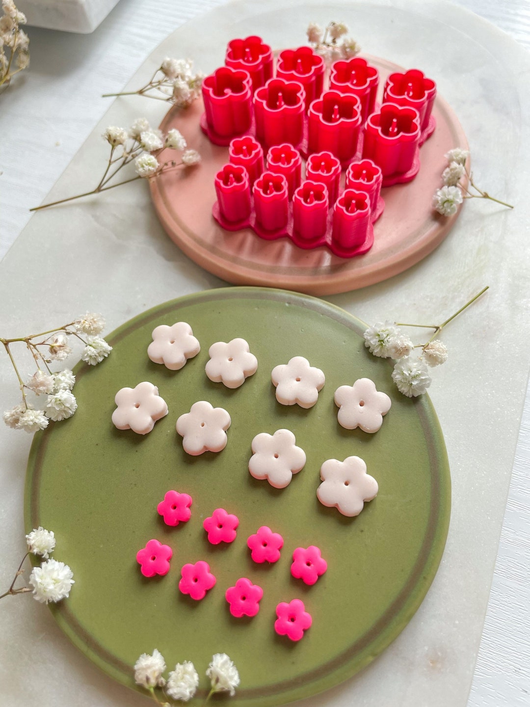 Clay Cutter | Multi Flower Shape Cutter | Spring Polymer Clay Cutters ...