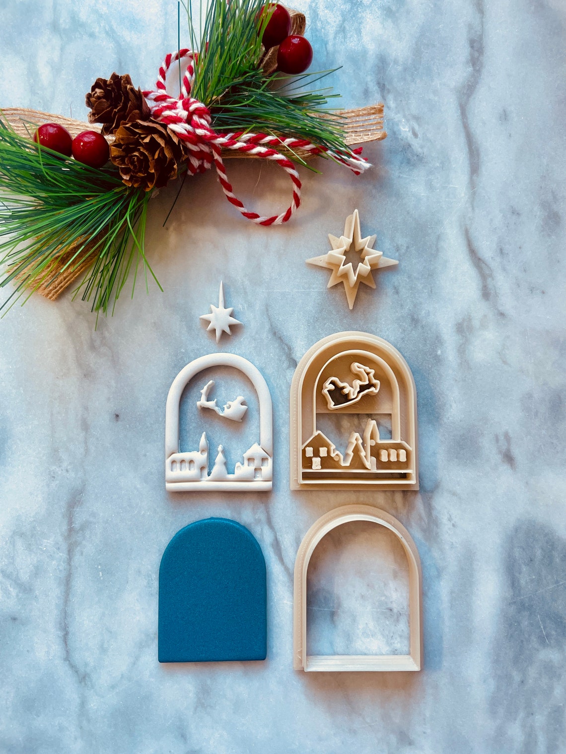 Clay Cutter | Christmas Eve Scene | Nativity Scene | Polymer Clay ...