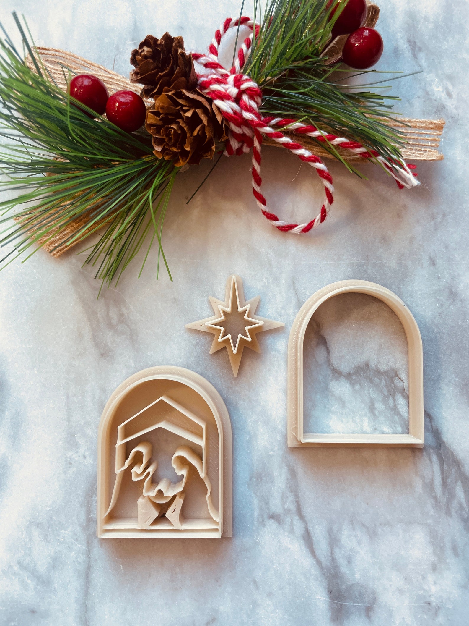 Clay Cutter | Nativity Scene Cutter | Maria | Joseph | Baby Jesus ...