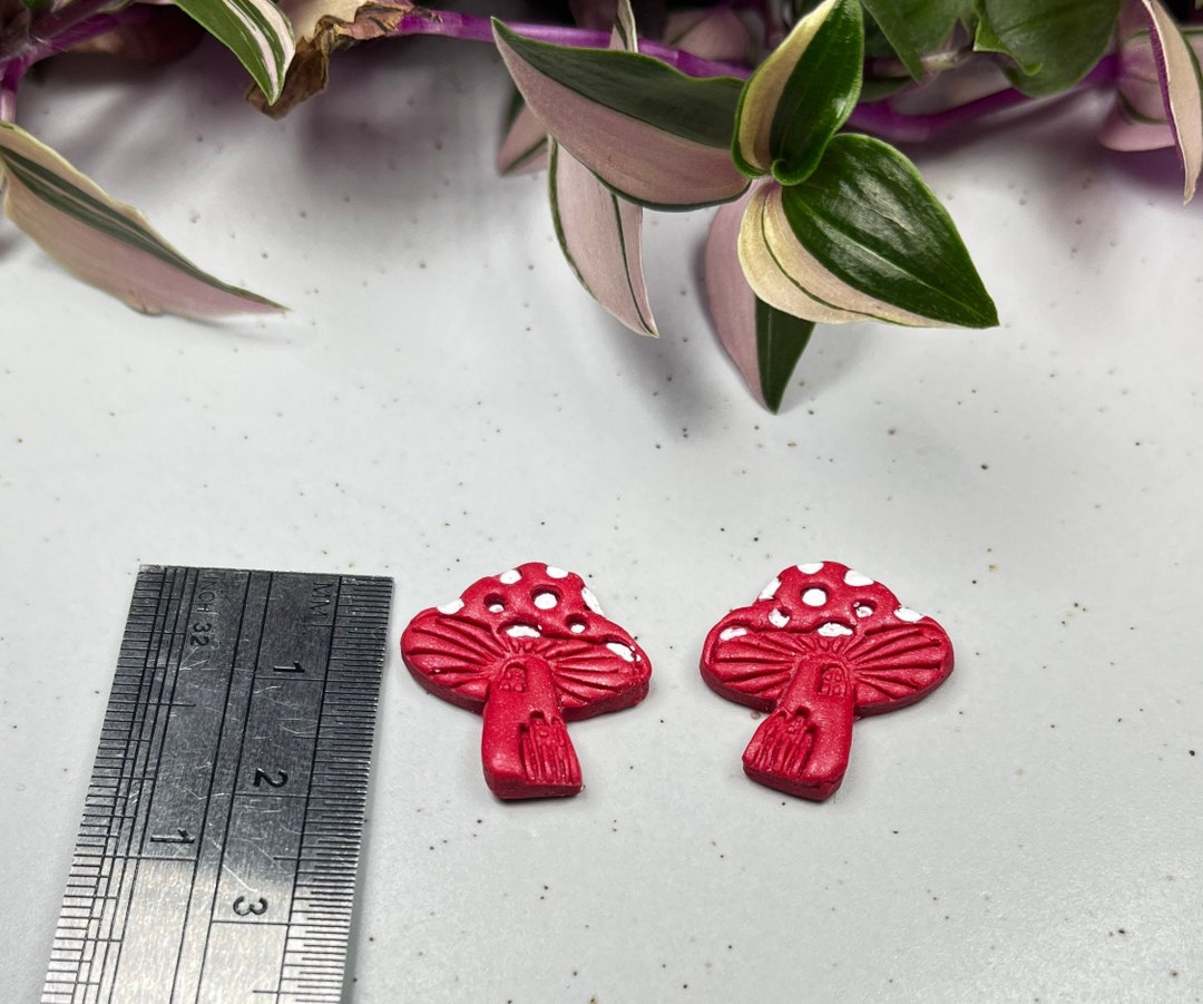 Clay Cutter | Stud Pair - Mushroom House | Fairy House | Polymer Clay ...
