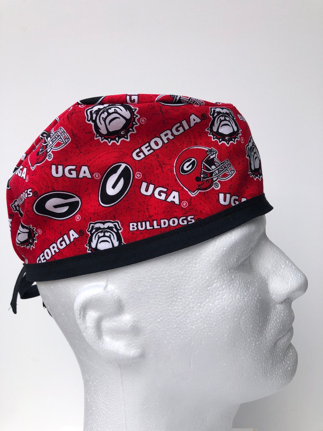 UGA Bulldogs | Scrub Hat | Classic | Surgical Cap | Single Layer ...