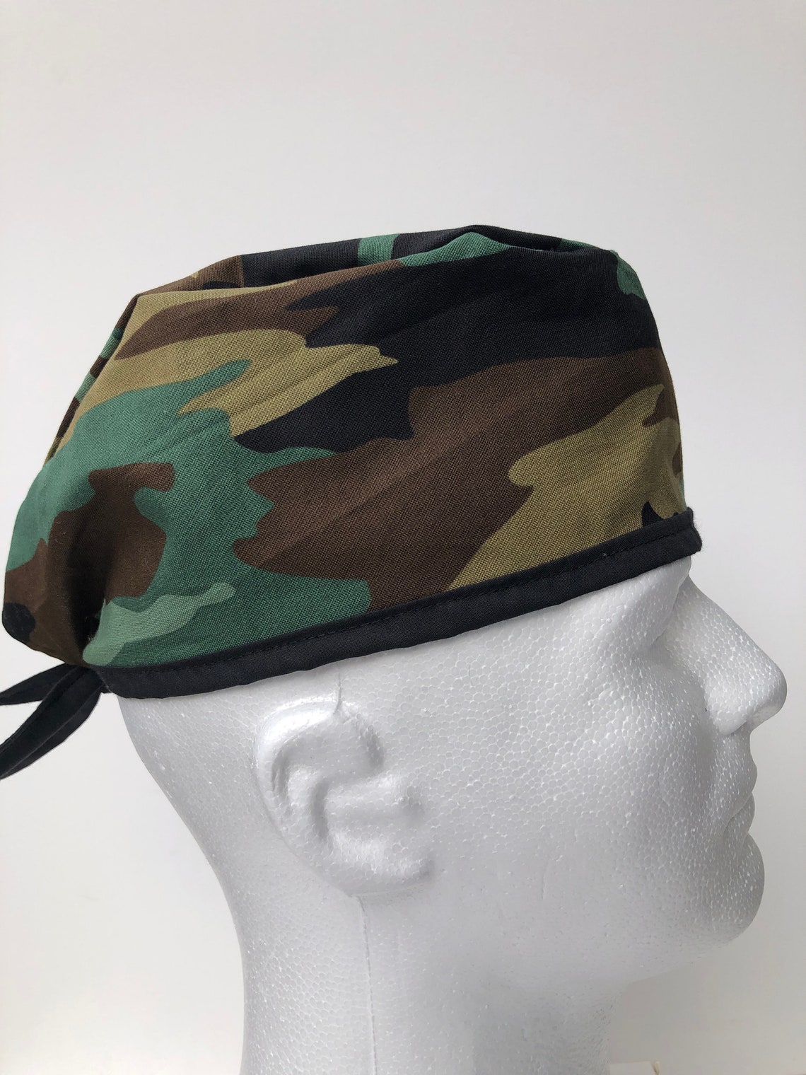 Camo Scrub Hat Classic Surgical Cap Single Layer Breathable Durable ...