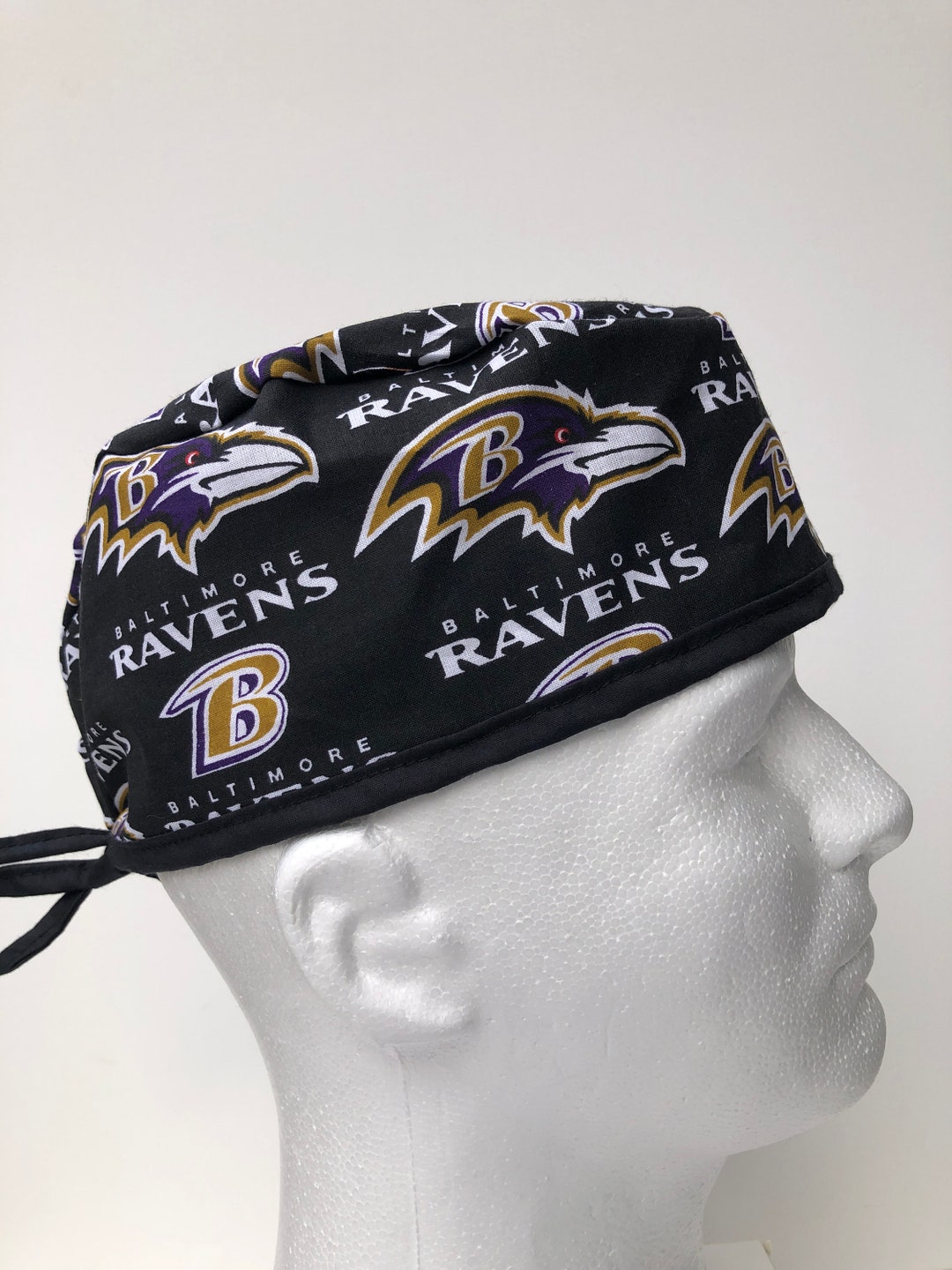 Baltimore Ravens | Scrub Hat | Classic | Surgical Cap | Single Layer ...