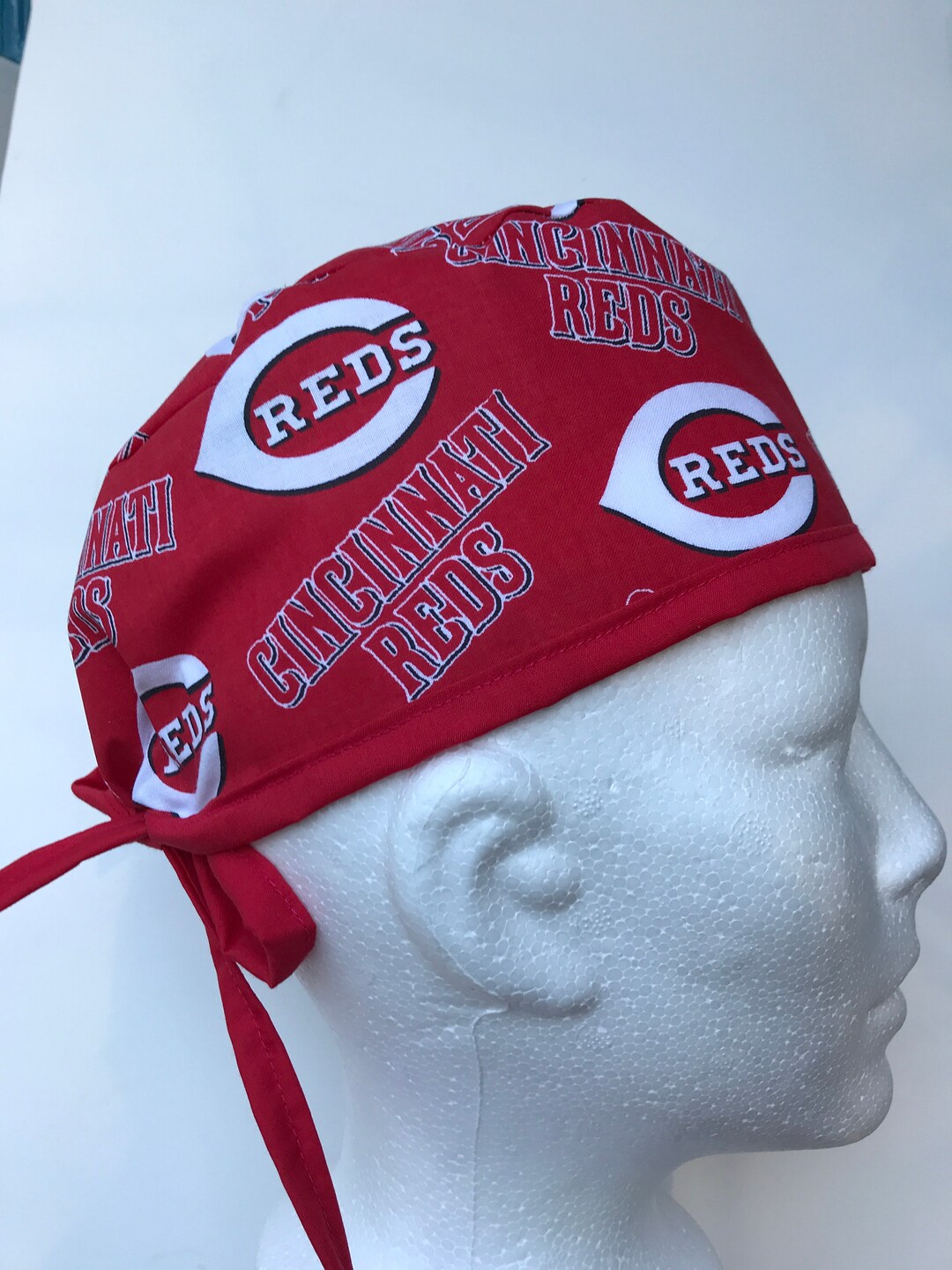 Cincinnati Reds | Scrub Hat | Classic | Surgical Cap | Single Layer ...