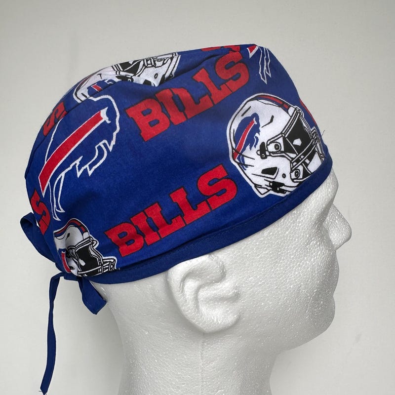 Bills Men Scrub Cap - Etsy