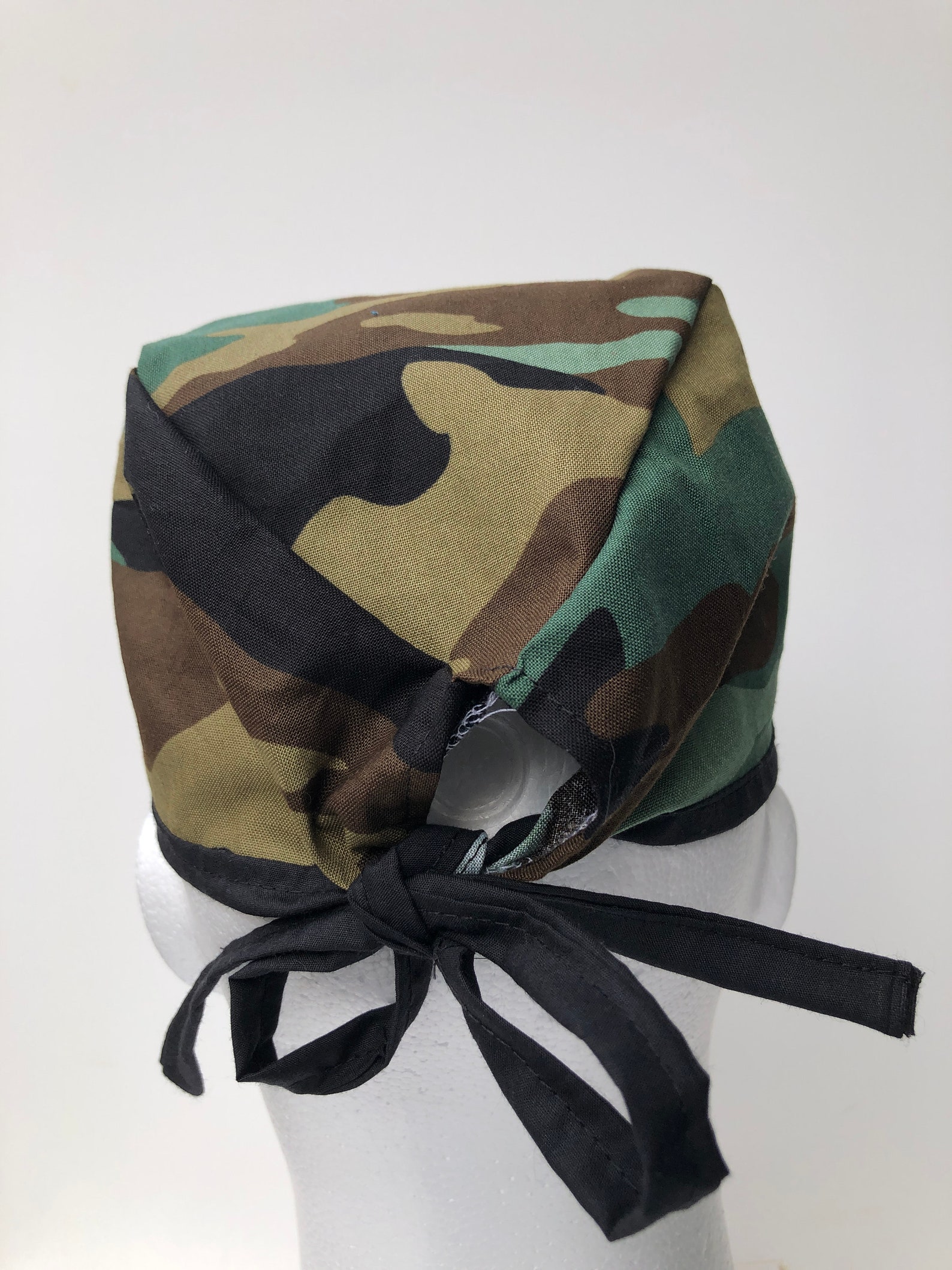 Camo Scrub Hat Classic Surgical Cap Single Layer Breathable Durable ...