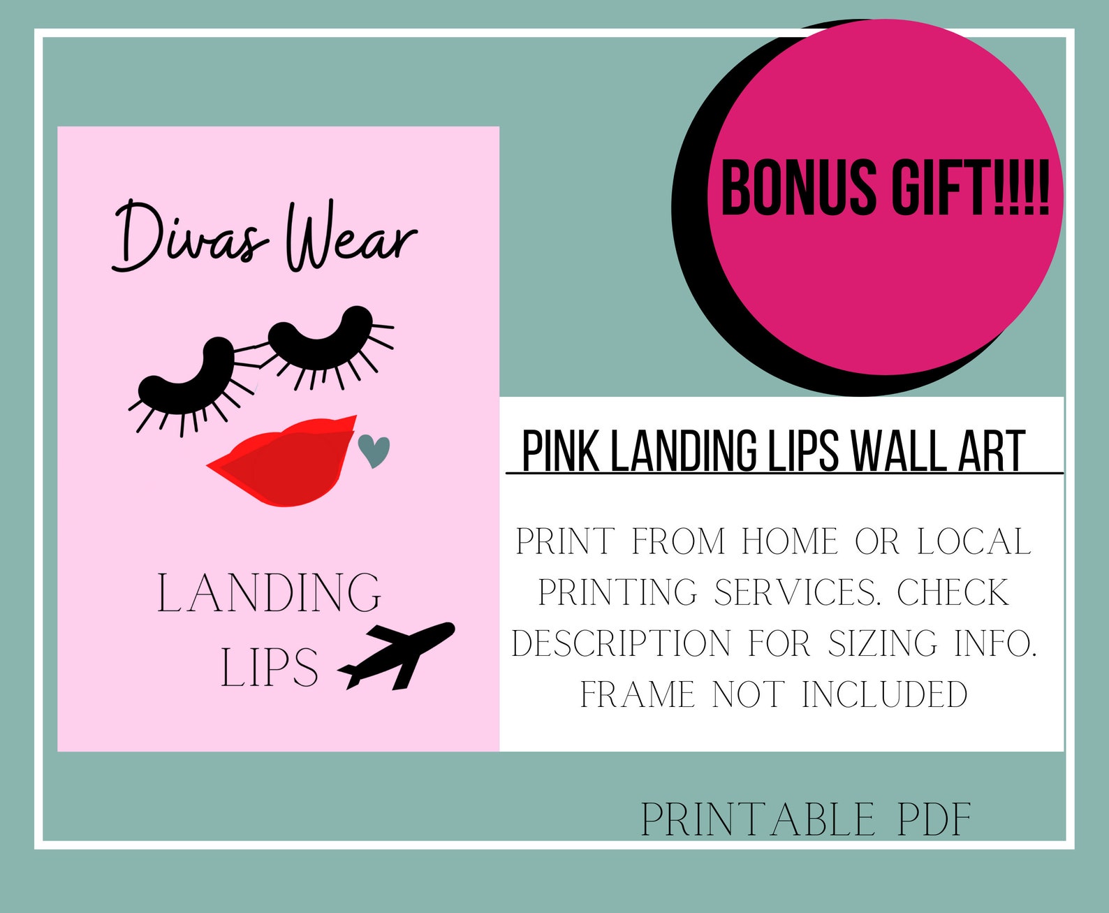 Flight Attendant Printable Bundle With Bonus Wall Art GIFT - Etsy