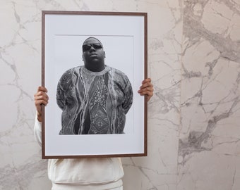 Notorious BIG Stencil Portrait Svg Notorious BIG (Download Now) - Etsy