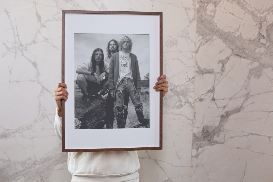 Kurt Cobain Nirvana Printable Art Poster All Size Svg / - Etsy