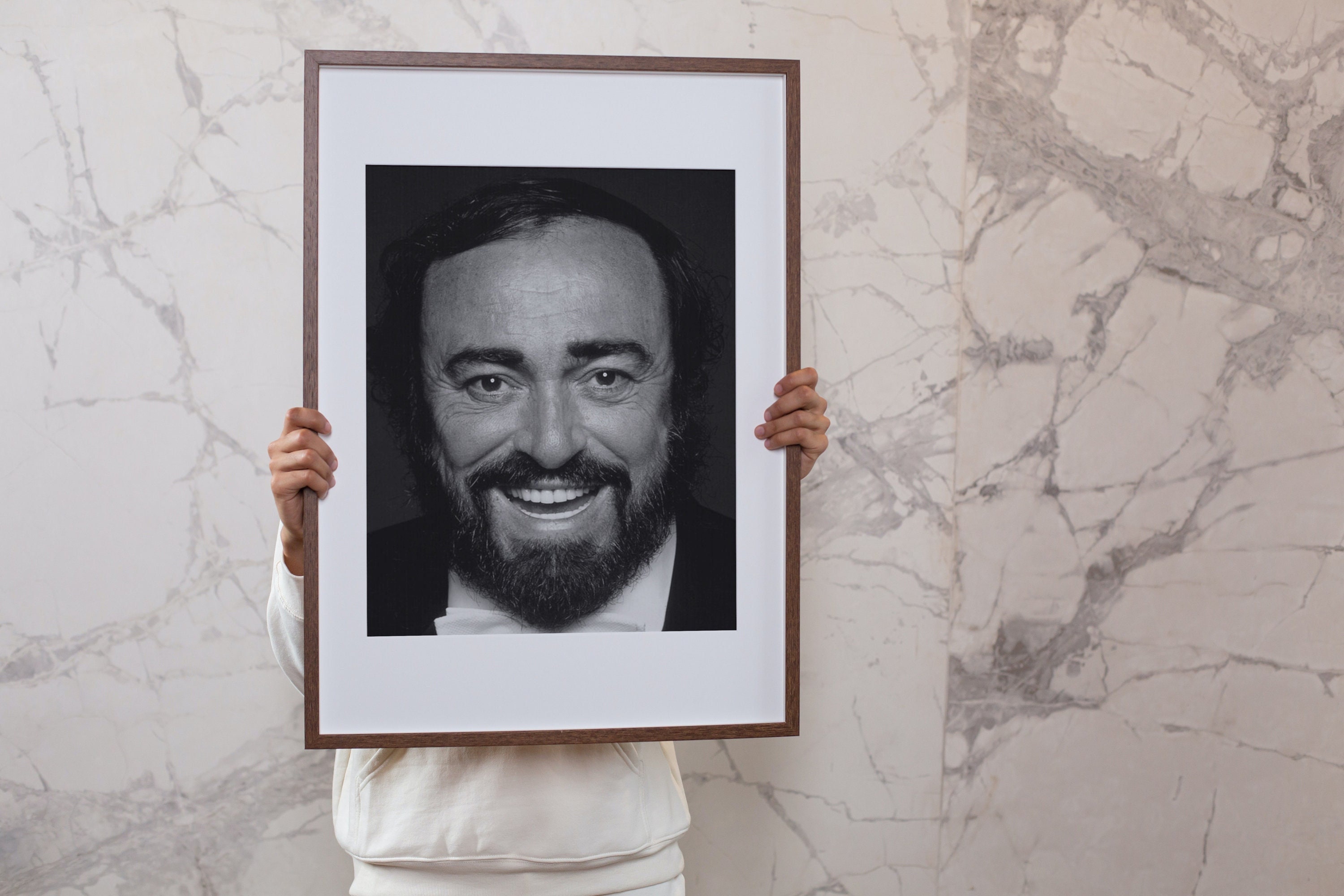 LUCIANO PAVAROTTI Printable Art Poster Wallpaper All Size Svg / Pdf ...