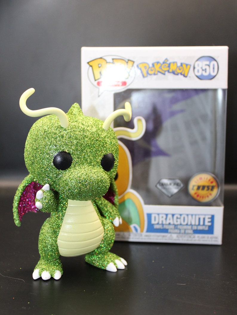 Diamond Edition Shiny Dragonite Custom Funko Pop Figure - Etsy