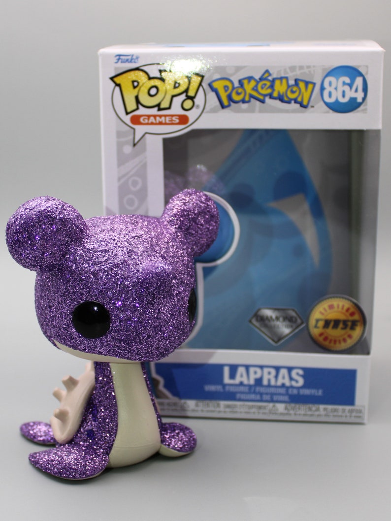 Diamond Edition Shiny Lapras Custom Painted Funko Pop Figure - Etsy