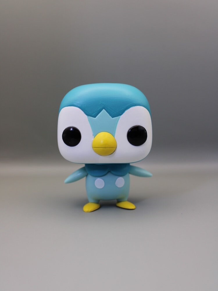 Shiny Piplup Custom Painted Funko Pop Figure - Etsy