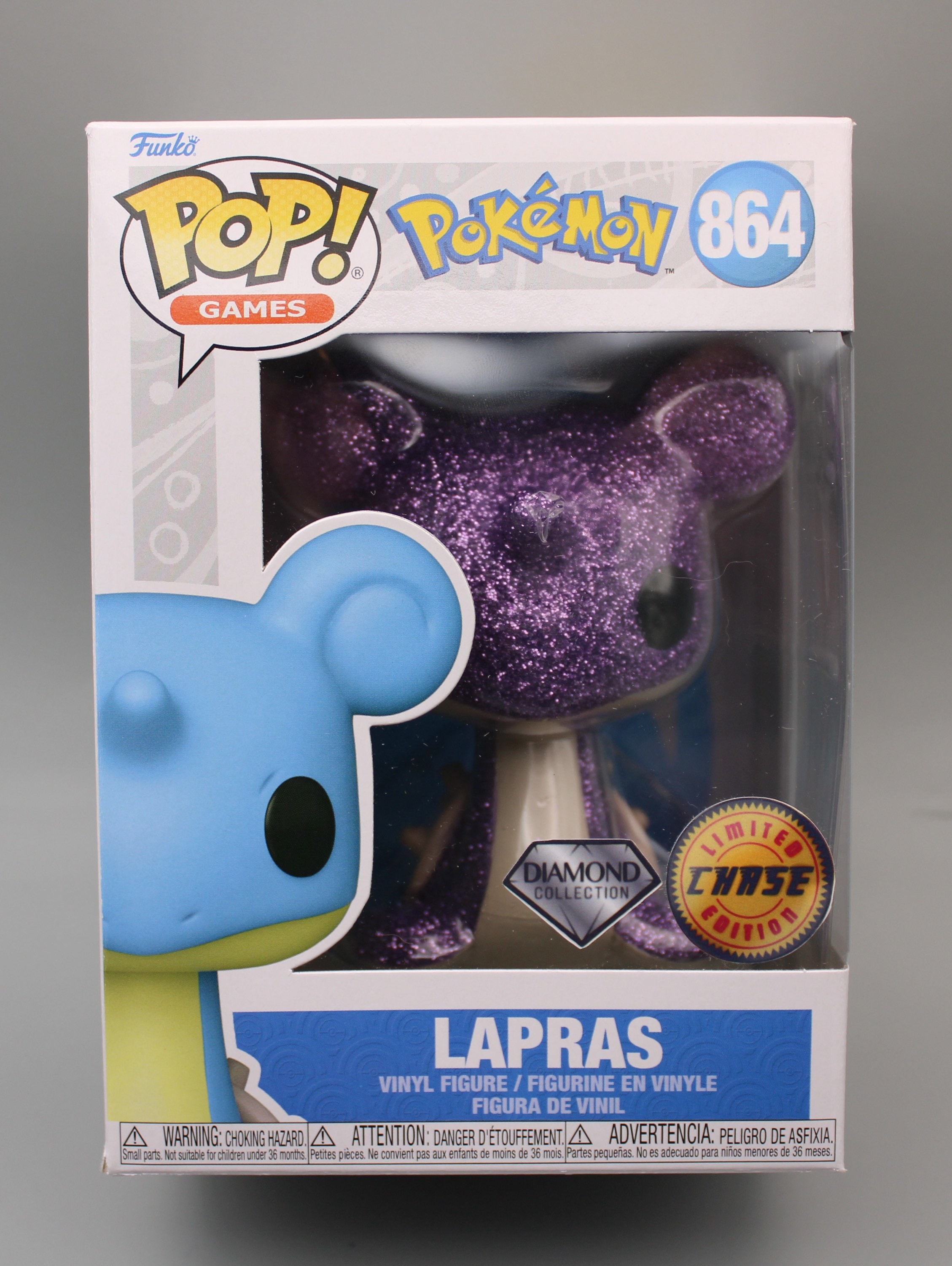 Diamond Edition Shiny Lapras Custom Painted Funko Pop Figure - Etsy