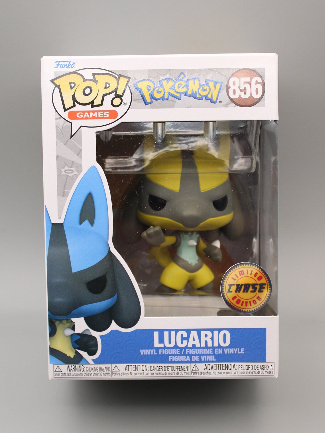 Shiny Lucario Custom Painted Funko Pop Figure - Etsy