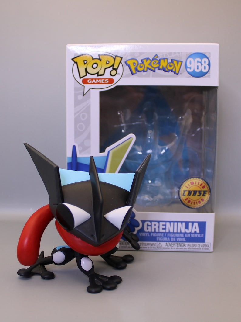 Shiny Greninja Custom Painted Funko Pop! Figure - Etsy