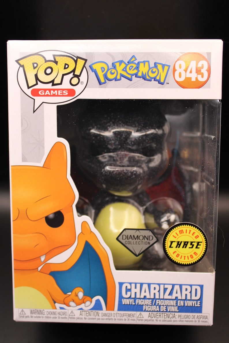 Diamond Edition Shiny Charizard Custom Funko Pop! Figure - Etsy