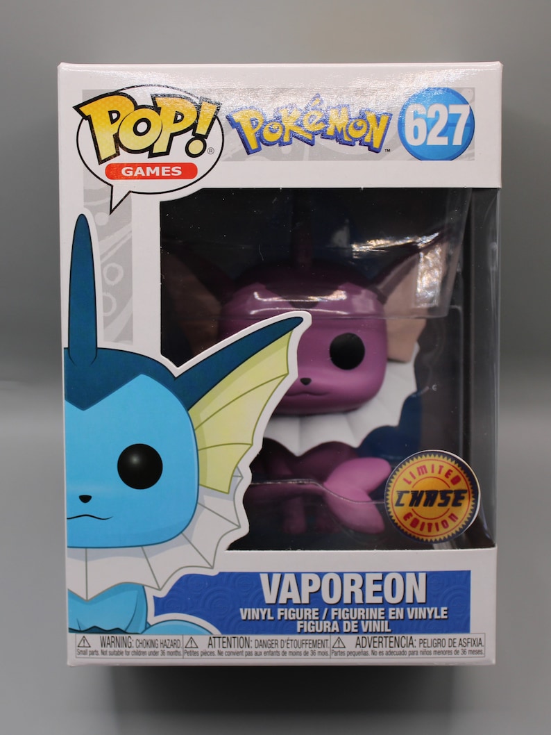 Shiny Vaporeon Custom Painted Funko Pop! Figure - Etsy