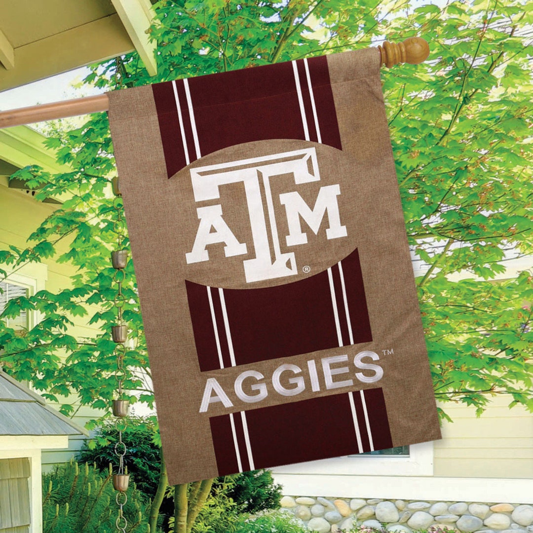 Texas A&M Aggies Large 44 X 28 Indoor/outdoor Burlap Flag - Etsy