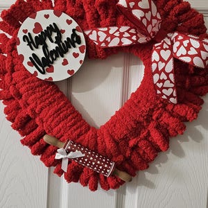 Valentine's Day Wreath - Etsy