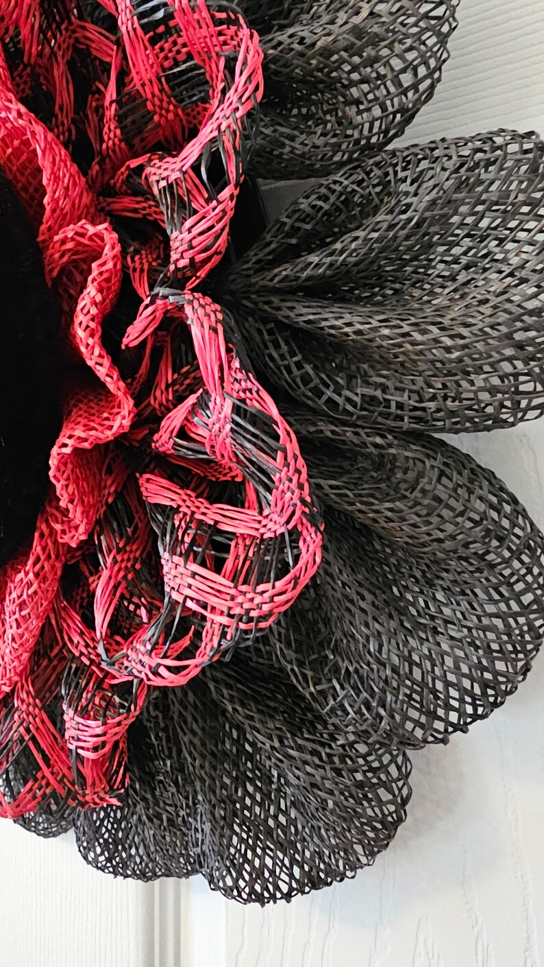 Ladybug Flower Wreath, Red and Black, Spring, Summer, Housewarming Gift ...