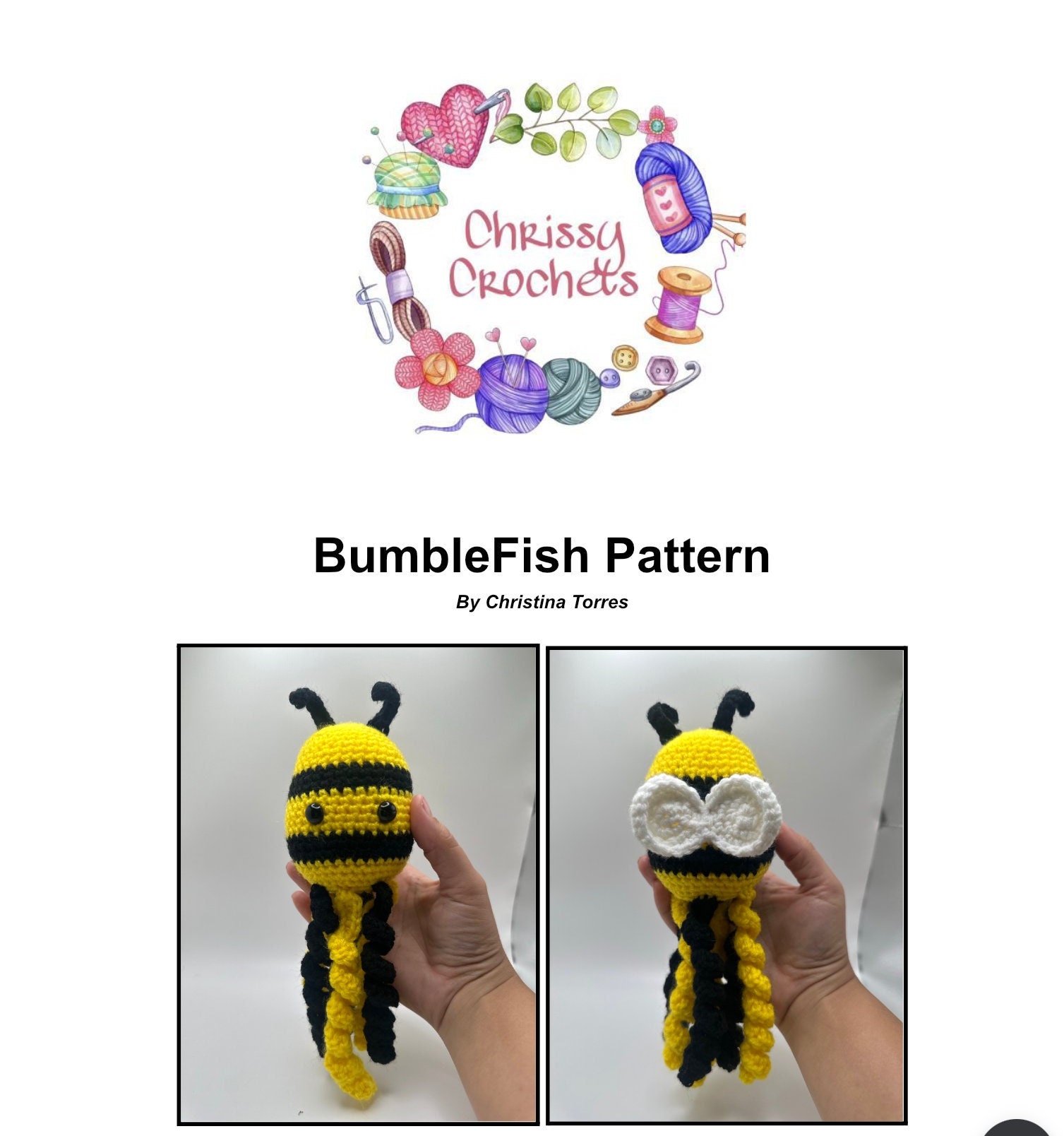 Bumblefish Crochet Pattern - Etsy