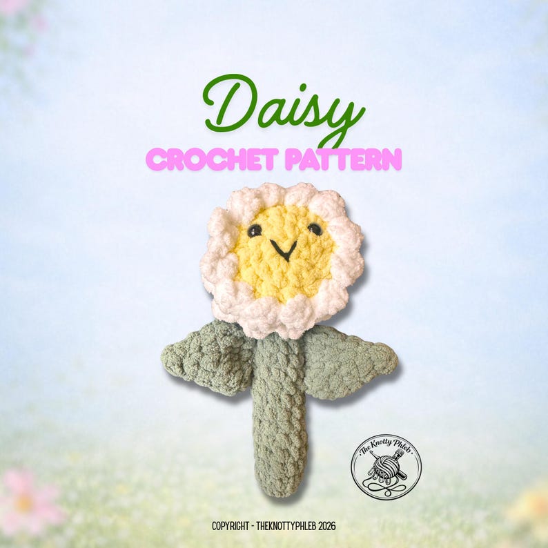 Daisy Flower Crochet Pattern PDF - Etsy