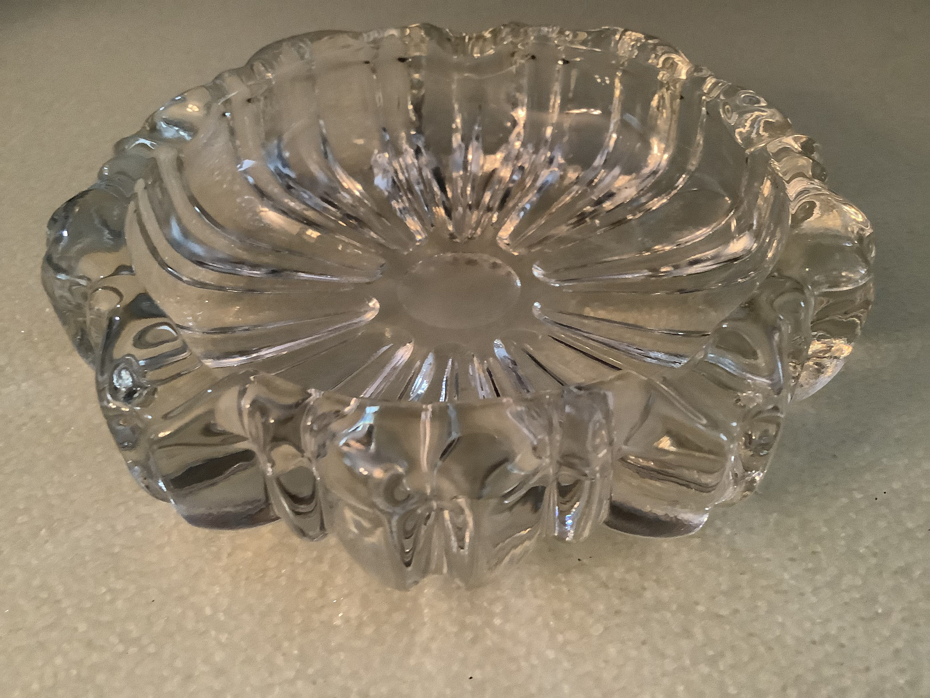 Vintage Glass Ashtray - Etsy