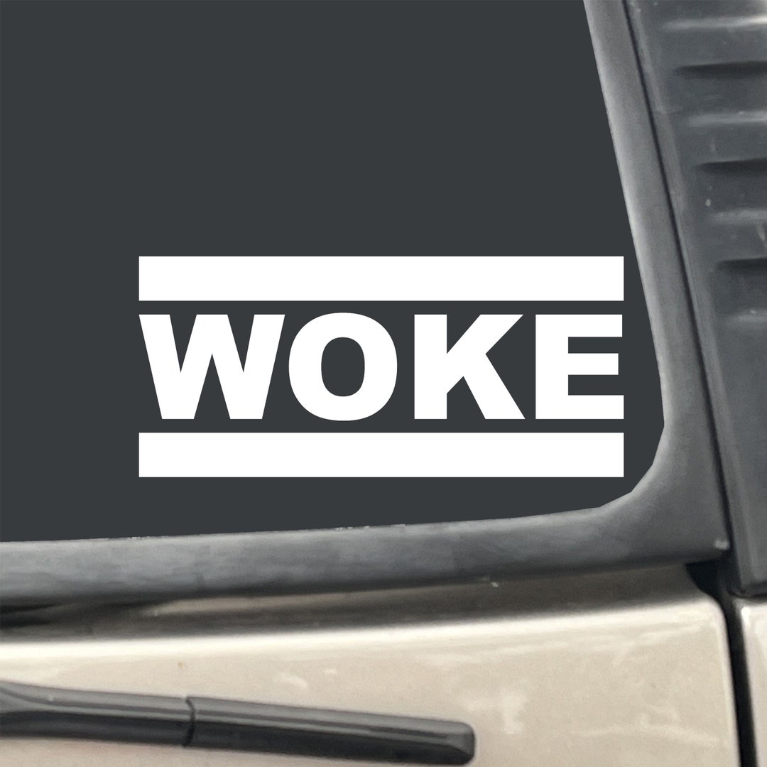 Woke 6" X 2.75" Sticker Decal for Car, Truck, Laptop, Etc - Etsy