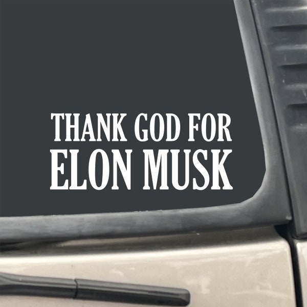 Elon Musk Bumper Stickers - Etsy