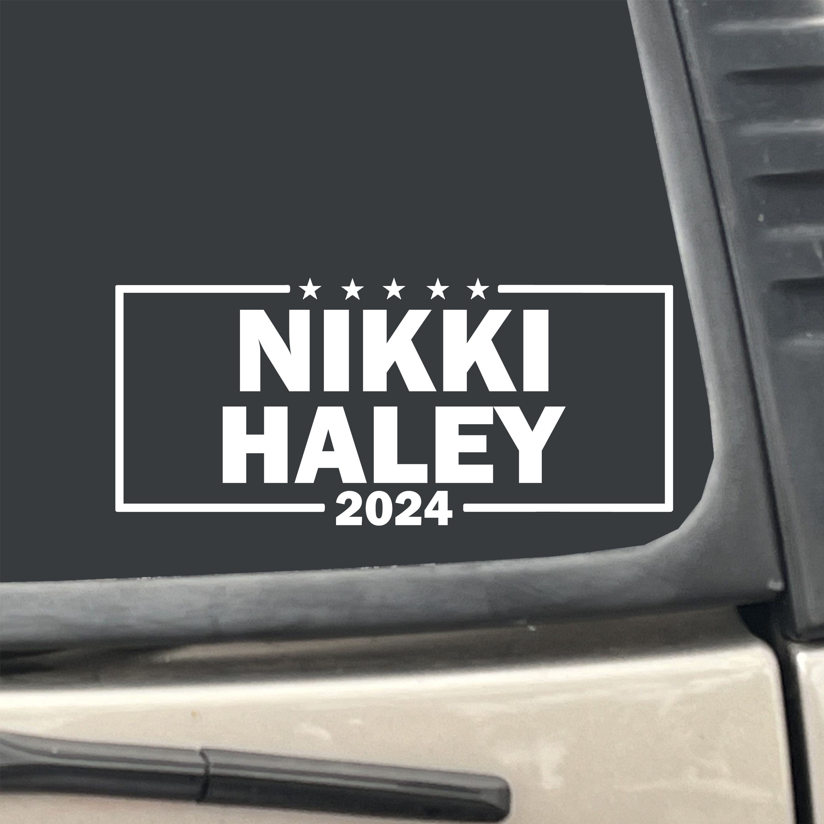 Nikki Haley for President 2024 7 X 3.25 Sticker Vinyl Transfer Decal ...