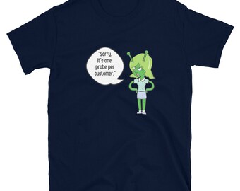 Alien Probe Shirt | Etsy