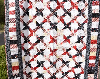 Jagged X Quilt - Etsy