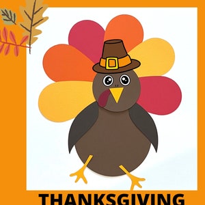 PRINTABLE Thanksgiving Turkey Craft| |fall Craftturkey Craft| Toddler ...