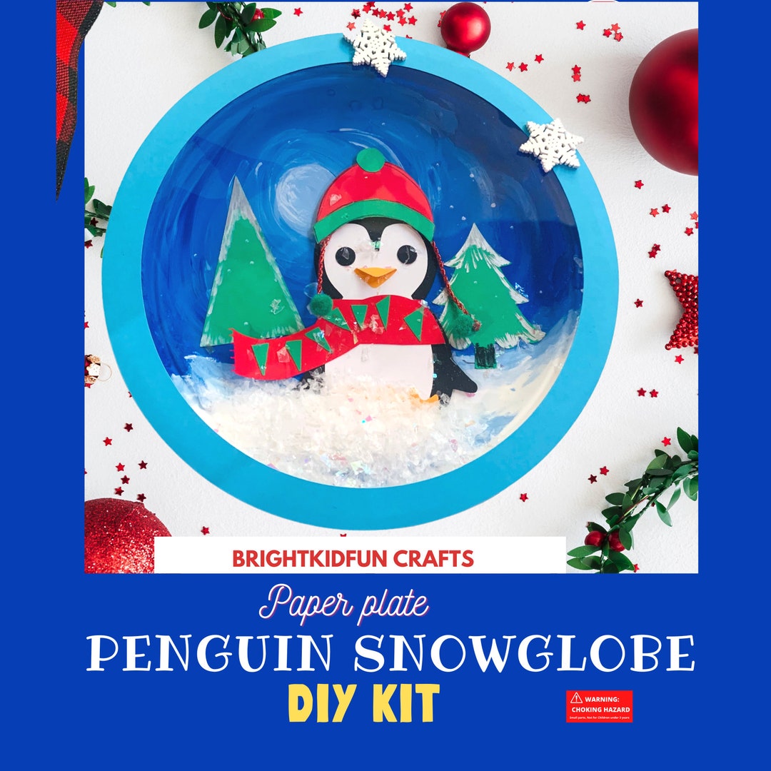 SET of 2 Snow Globe DIY Kit| BUNDLE of 2| Winter Craft for Kids ...