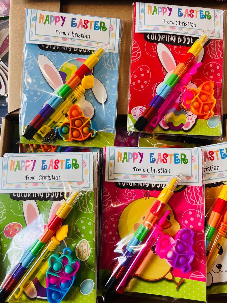Easter Goodie Bags for Kids/ Easter Class Party Favors - Etsy