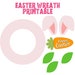 EASTER WREATH PRINTABLE - Etsy