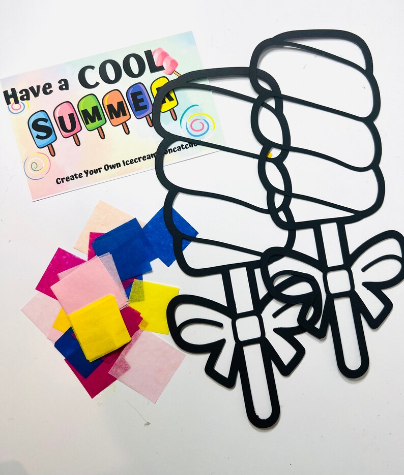 Summer Sun-catcher DIY Kit Party Pack for Kids End of School - Etsy