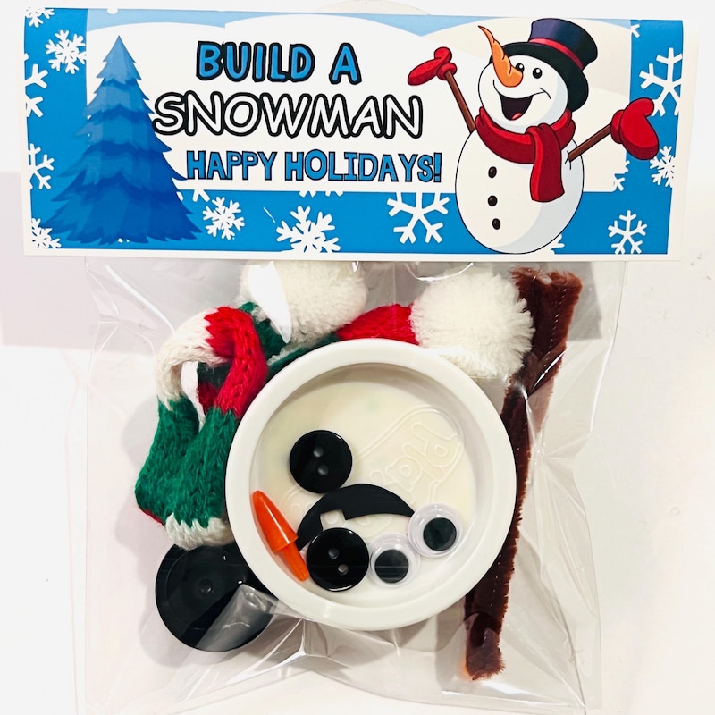 Playdoh Snowman Kit - Etsy