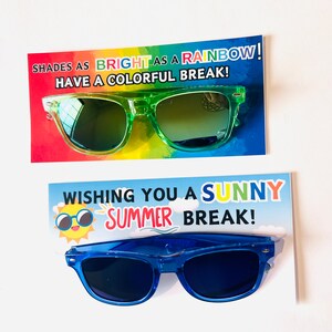 End of School Year Gift for Students Kids Sunglass Favors End of the ...