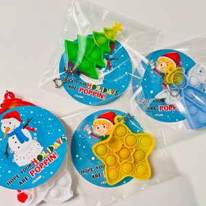 Christmas Popit Favors| Holiday Pop It Party Favors - Etsy