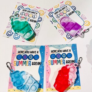 End of School Year Mini Pop Its Favors| Class Party Popit Favors - Etsy
