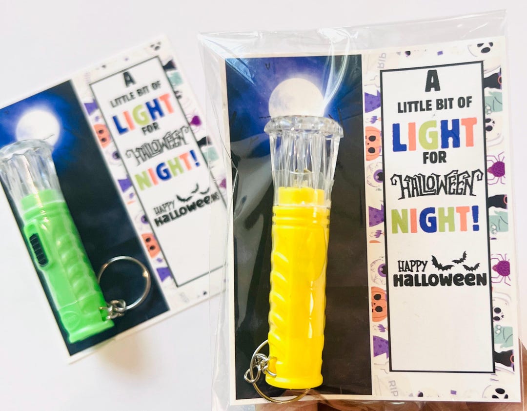 Halloween Mini Flashlight Party Favors / Trick or Treat Gifts ...
