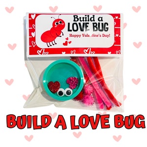 Build A Love Bug| Valentine Favors - Etsy