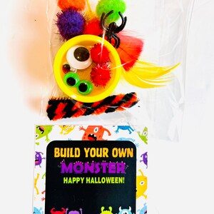 Halloween MONSTER Kit| Build Your Own Monster| Halloween Classroom ...