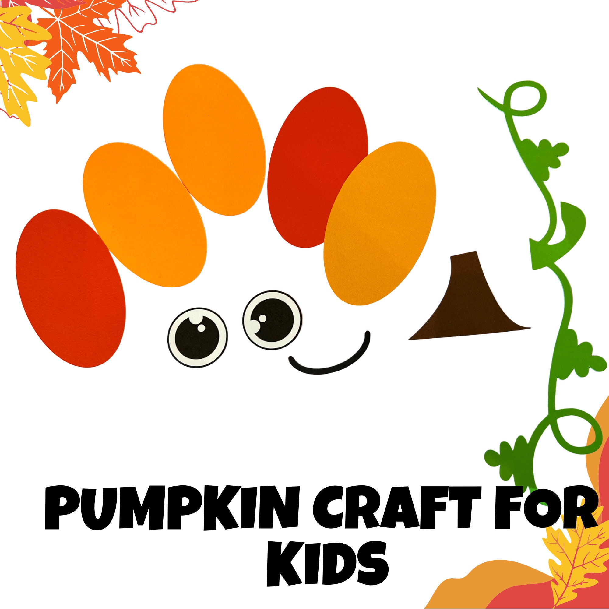 PUMPKIN Craft for Kids Thanksgiving Craft Activity Kids DIY Kids Craft ...