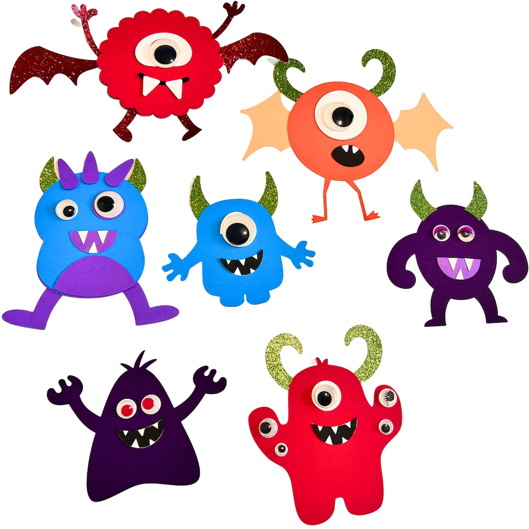 BUILD A MONSTER KIT| Paper Craft Kit - Etsy