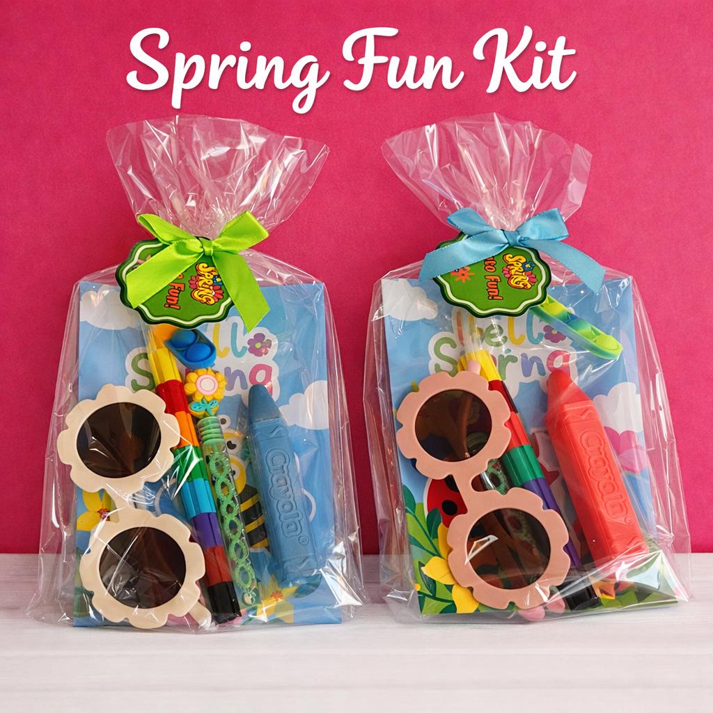 Hello Spring Kids Gift Set | Spring Party Favor Bag | Kids Goodie Bag ...