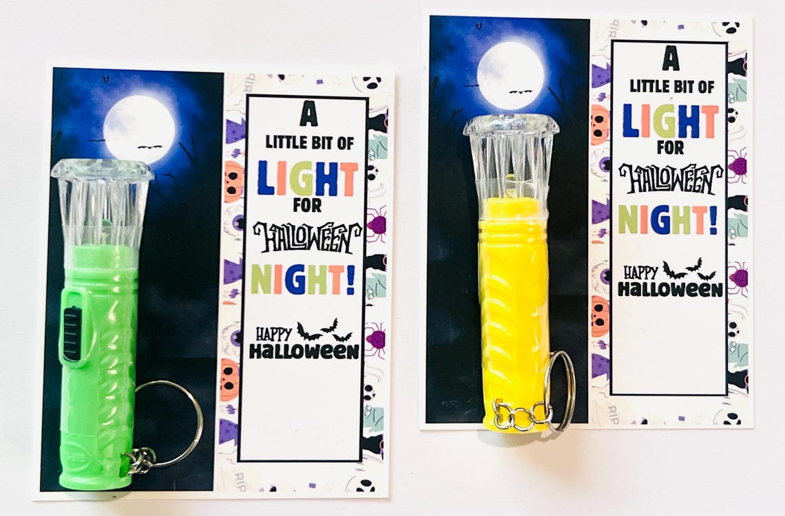 Halloween Mini Flashlight Party Favors / Trick or Treat Gifts ...
