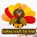 Thanksgiving Turkey Paper Craft Kits for Kids|thanksgiving Kid's Turkey ...